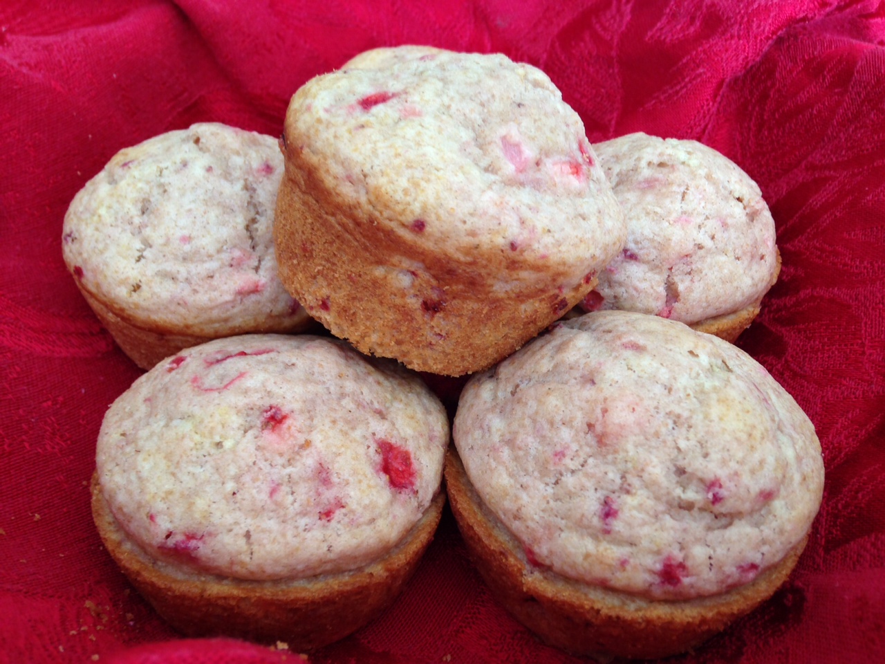 strawberry muffins 2 - Uplifting Mayhem