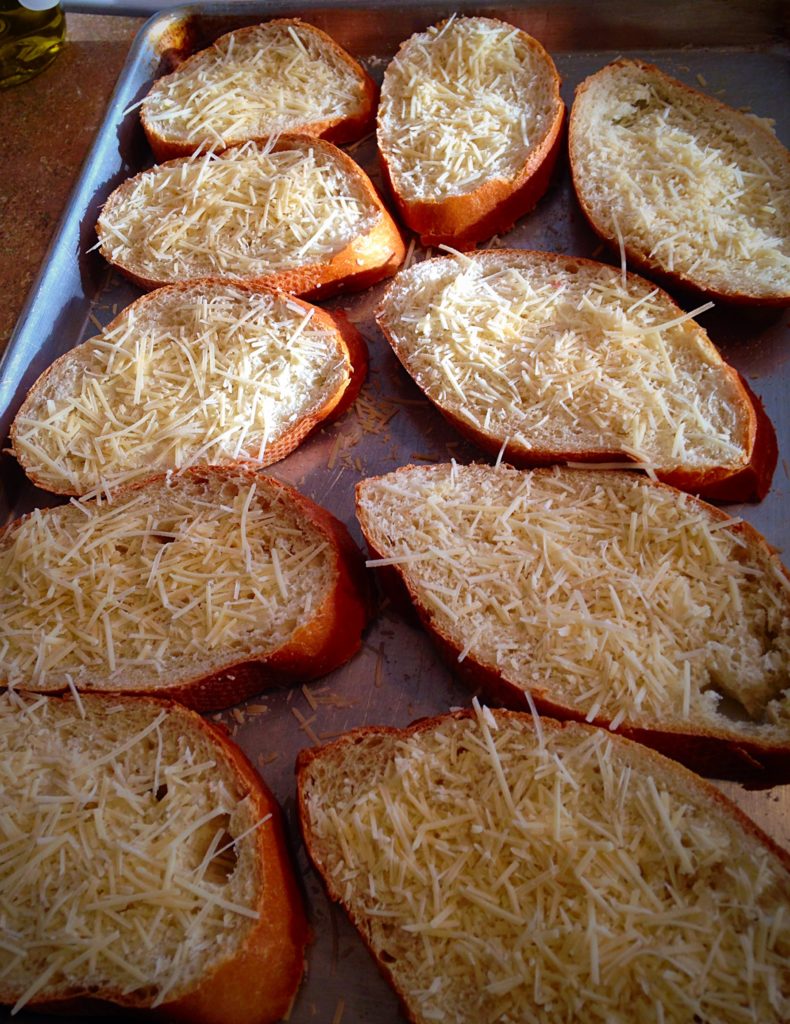 parmesan toast - Uplifting Mayhem