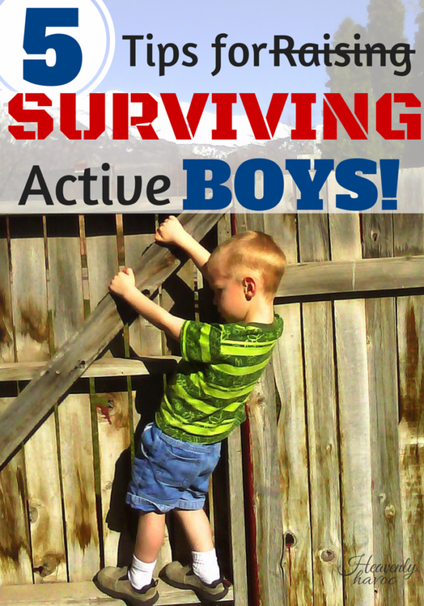 5 TIps for Raising Active Boys - Uplifting Mayhem