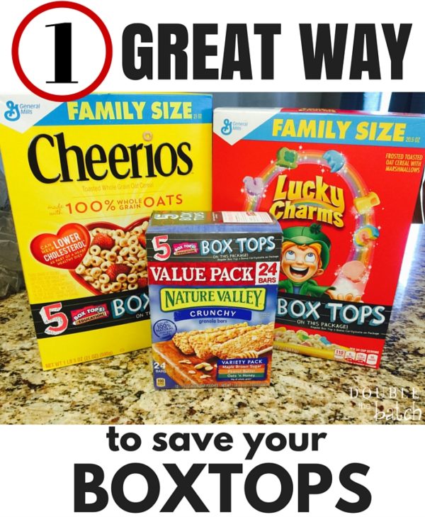1 Great Way to Save Box Tops - Uplifting Mayhem