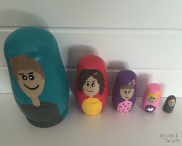 How to Make Your Own Family Nesting Dolls - Uplifting Mayhem