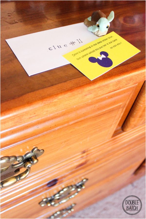 DISNEY THEMED SCAVENGER HUNT- FREE Clues Featuring Your Child's ...