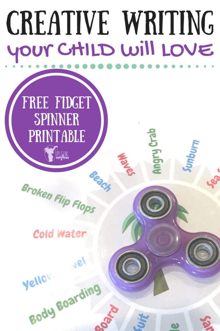 Fidget Spinner Creative Writing your Kid will LOVE - Uplifting Mayhem