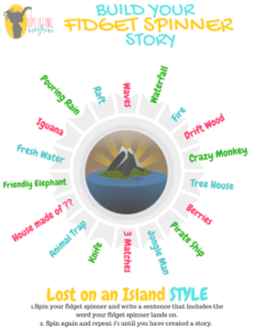 Fidget Spinner Creative Writing your Kid will LOVE - Uplifting Mayhem