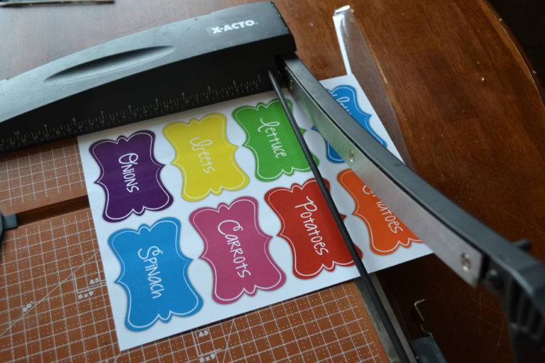 Colorful and cute DIY garden labels for under $5 - Uplifting Mayhem