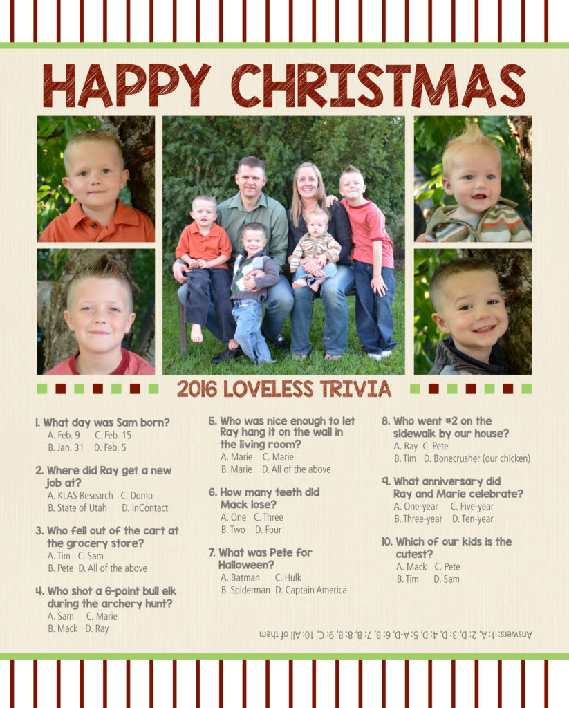 10 Unique, Family Christmas Greetings Card Ideas - Uplifting Mayhem