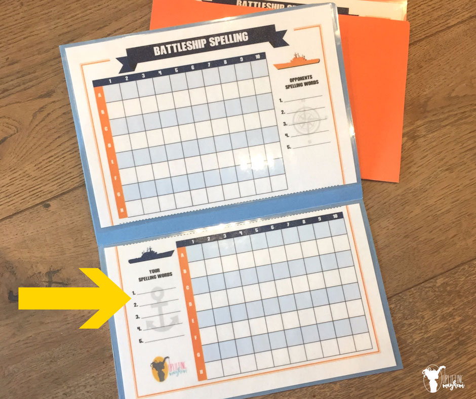 Spelling Battleship your Kids will LOVE! - Uplifting Mayhem