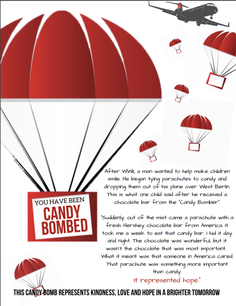 Create Your Own "You Have Been Candy Bombed" Surprise! - Uplifting Mayhem