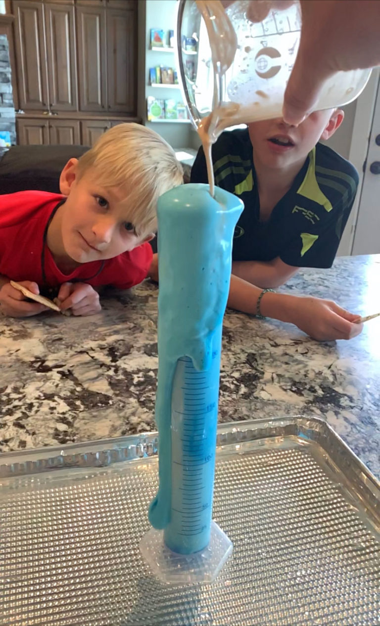 Elephant Toothpaste Science Experiment - Uplifting Mayhem
